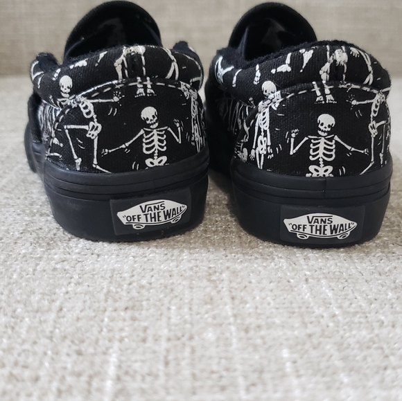 Vans | Shoes | Nwot Vans Skeleton Slips Ons | Poshmark